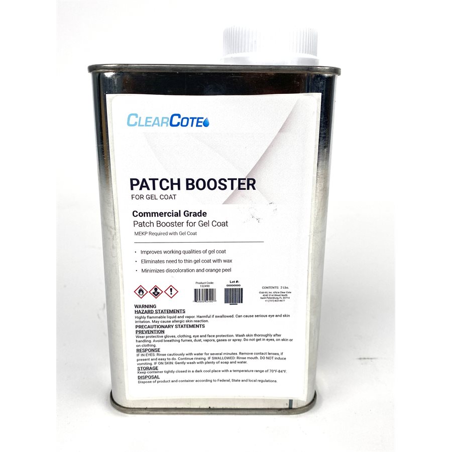 CLEAR COTE 152490 PATCH BOOSTER FOR GELCOAT - QUART