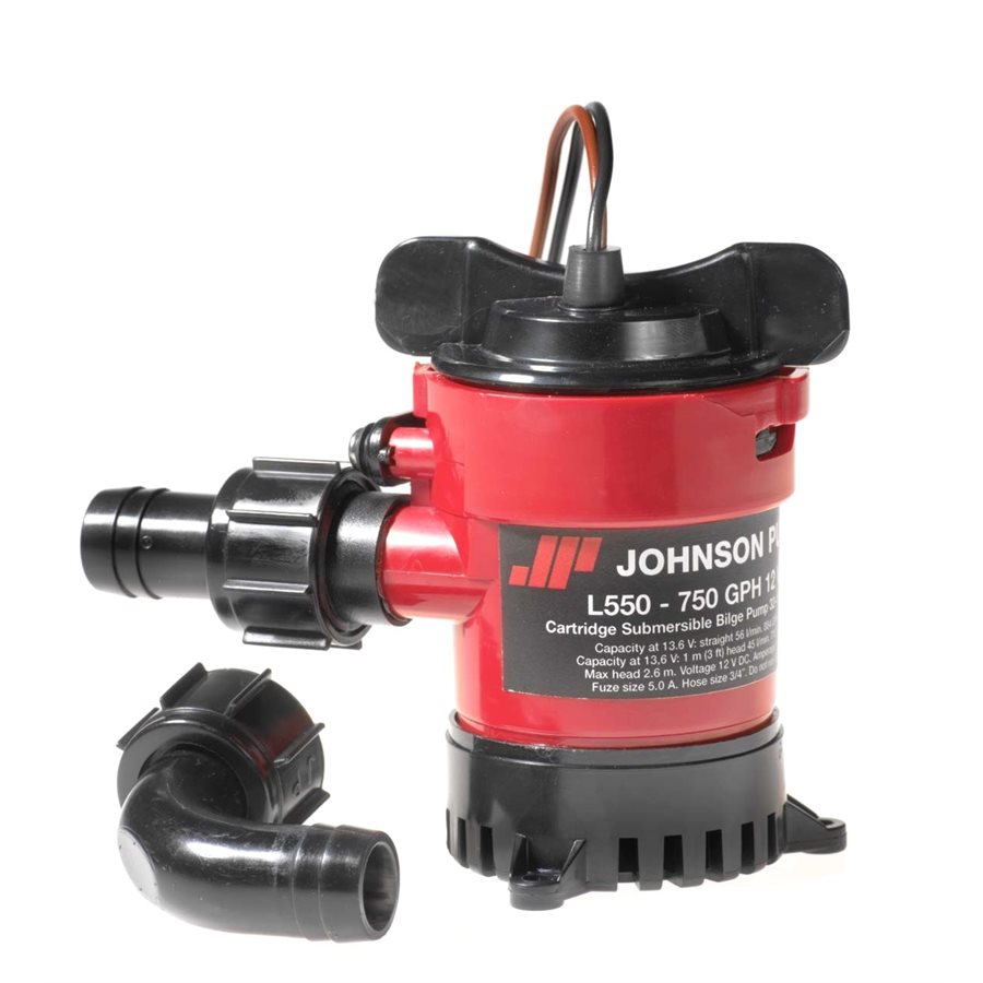JOHNSON PUMP 32903 1000 GALLONS PER HOUR CARTRIDGE BILGE PUMP