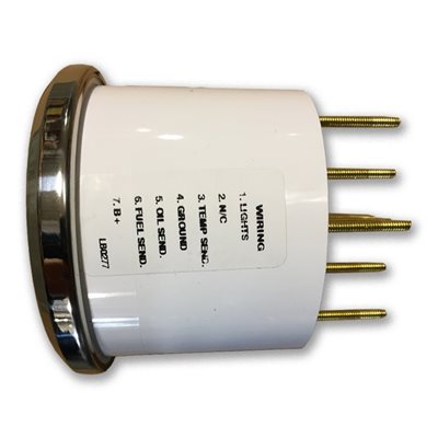 FARIA F33851 CHESAPEAKE WHITE SS 4 INCH MULTI-FUNCTION GAUGE - OEM GF0008