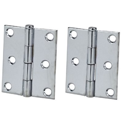 PERKO 1293DP9CHR 3in x 3in HINGE (PAIR)
