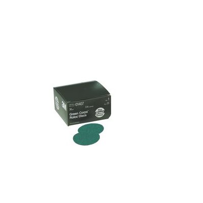 3M 36525 40 GRADE GREEN CORP ROLOC DISC - 2IN DIAMETER (25 PACK)