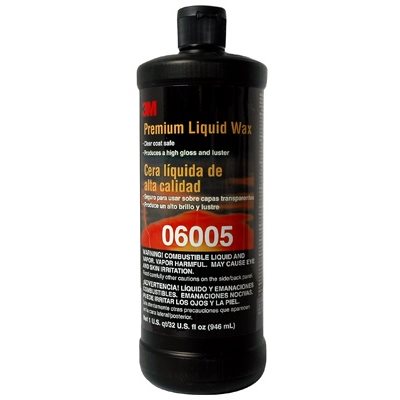3M 06005 PREMIUM LIQUID WAX - QUART
