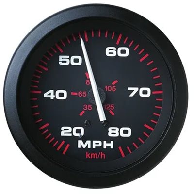 SIERRA MARINE AMEGA 80 MPH SPEEDOMETER KIT WITH TUBING & HARDWARE